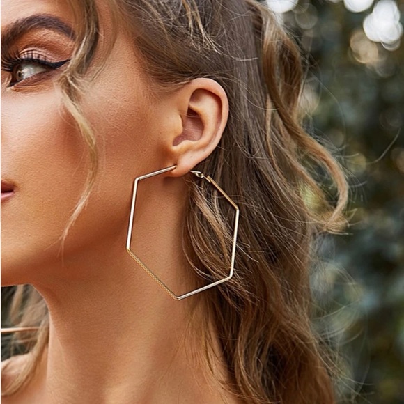 Jewelry | Geometric Hoops | Poshmark